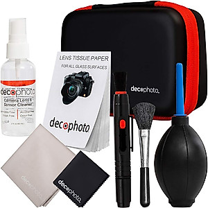 Sony NP-BX1 Lithium-Ion X Type Battery, Silver (2-Pack) Bundle with Lexar Professional 633x 64GB UHS-1 Class 10 SDXC Memory Card and Deco Photo All-in-One Cleaning Kit with Carry Case (7 Items)