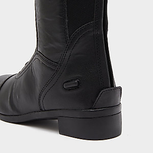 SAXON. Syntovia Tall Field Boots, Black, L7.5 Wide Regular
