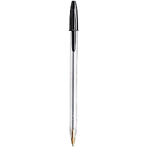 BIC Cristal Xtra Smooth Ballpoint Pen, Medium Point (1.0mm), Black, Great For Everyday Writing Activities, 10-Count