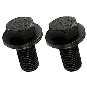 HASMX 2610000050 Blade Bolt, Circular Saw Replacement Blade Bolt for Skil HD77, HD77-72, HD77M, SHD77, Bosch 1677M, 1677MDT, 1677C-100 Reverse Threaded Black (2-Pack)