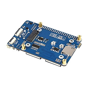 for Raspberry Pi Compute Module 4 IO Board,Mini Base Board (A) Lite Version with Standard CM4 Socket and Color-Coded Raspberry Pi 40PIN GPIO Header Onboard CSI/DSI/FAN/HDMI/USB/RJ45 Connectors