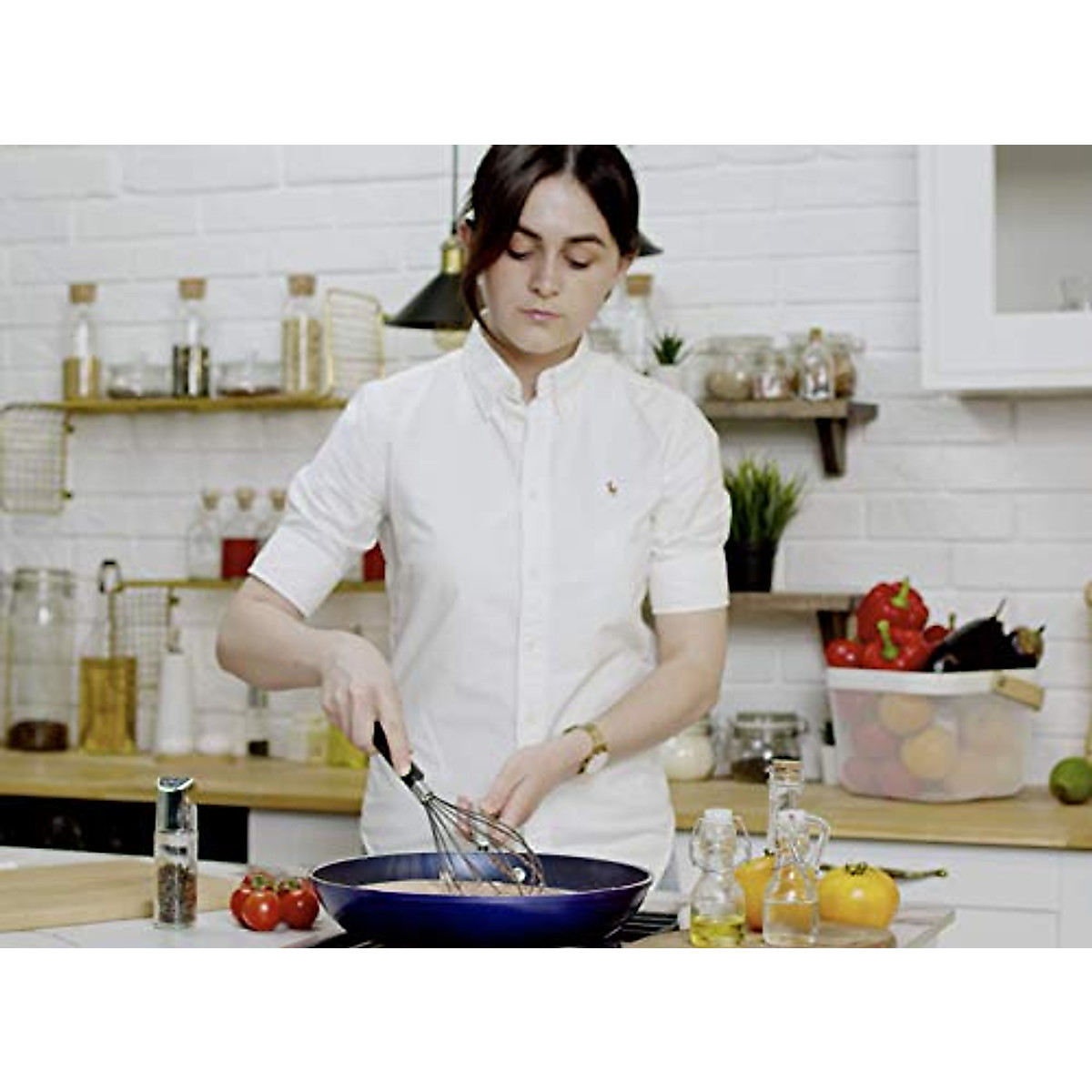 Granite Stone Diamond Granite Stone, 15 Piece Cookware and Bakeware Set, Blue