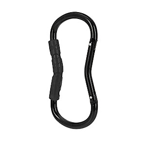 Nuby Baby Stroller Hook for Diaper Bag - Handy Hook Baby Stroller Accessory - Easy Grip Clip - Black