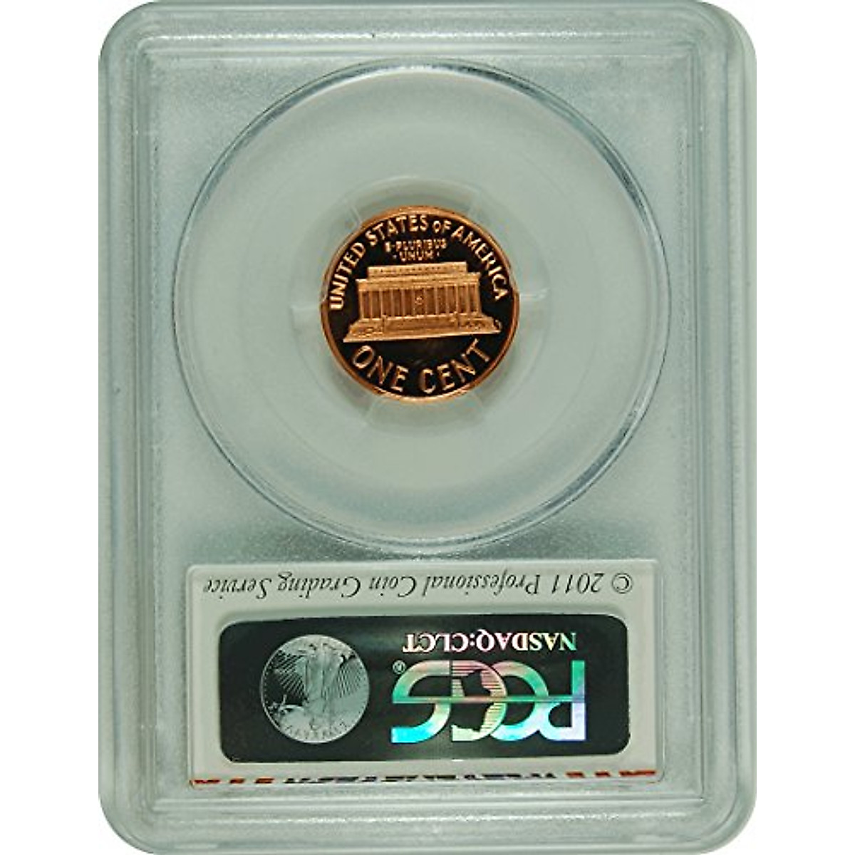 1986 Lincoln Red Bunting Label Penny PR-70 PCGS DCAM