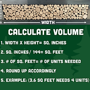 Wilson 7"-9" Decorative White Birch Fill-A-Space Logs, Natural Home Décor - 1.5"-4" Dia. (1 Sq. Ft)