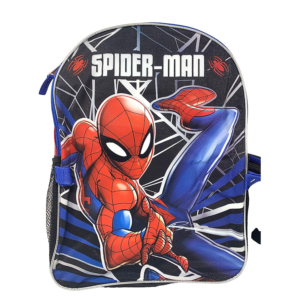 Marvel Spiderman 16" Backpack with Shaped Lunch Bag- SPOU