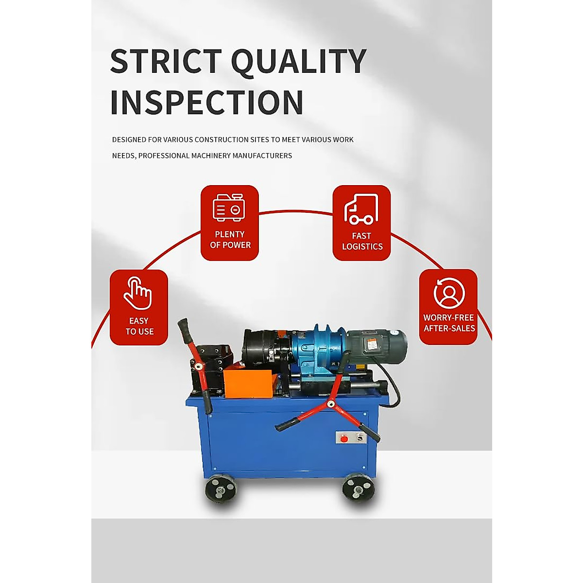 Screw and Nail Making Machine High-Speed Rebar Thread Rolling Machine
