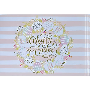 Easter Foam Backed Easy Clean Vinyl Placemats - Happy Easter (Happy Easter)