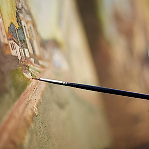 PHOENIX Watercolor Canvas Panels 9x12 Inch, 6 Pack - 8 Oz Triple Primed 100% Cotton Acid Free Canvases for Painting, Blank Flat Canvas Boards for Watercolor, Acrylic, Gouache & Tempera Painting