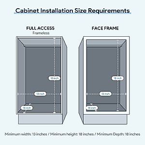 Tanamu Pull Out Trash Can Under Cabinet，Under Sink Slide Out Garbage for Kitchen，Requires 13" W X 18" D Minimum Cabinets，Chrome Adjustable for 7-10 Gallon Trash Can