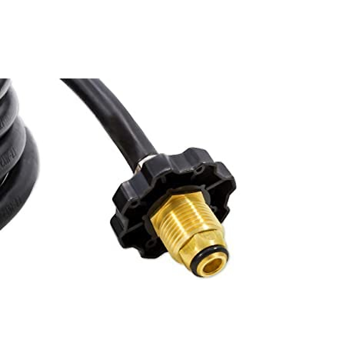 ANPTGHT Soft Nose POL Propane Gas Tank Adapter Plug with Excess Flow X 1/4 Inch Hose Barb Thread Fitting Solid Brass Propane Plug Adapter