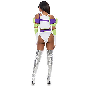 Forplay Women To Infinity Sexy Astronaut Movie Character Adult Sized Costumes, White, Medium/Large US