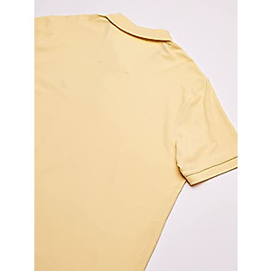 Nautica Men's Classic Fit Short Sleeve Solid Performance Deck Polo Shirt, Corn, 2XLT Tall