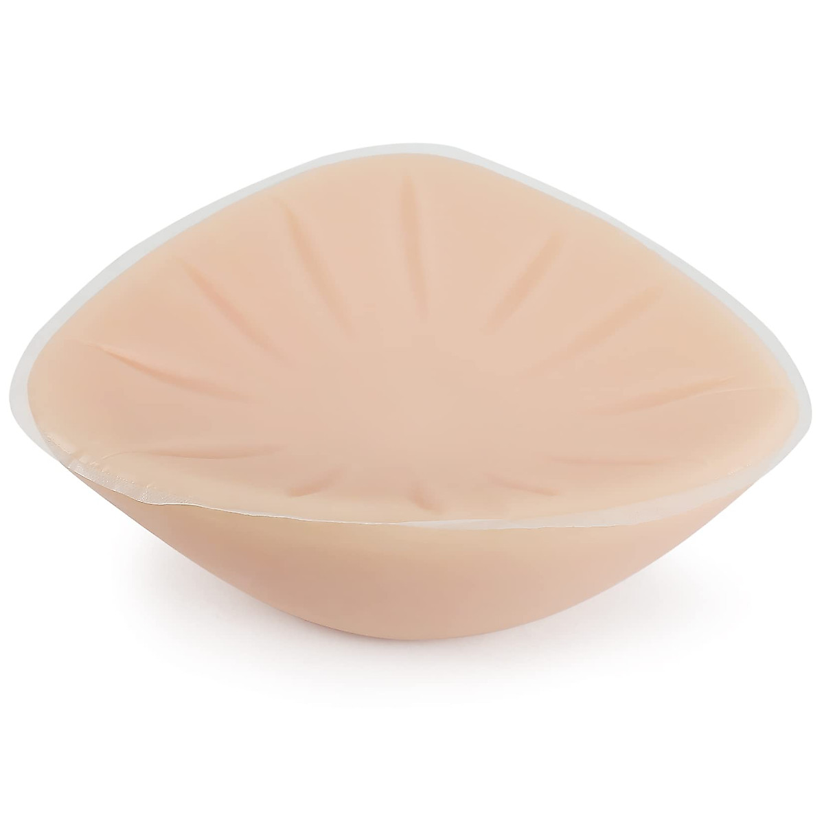 IVITA One Pair A Cup Concave Design Triangle Silicone Breast Forms for Mastectomy Prosthesis Crossdressers Bra Enhancer Inserts