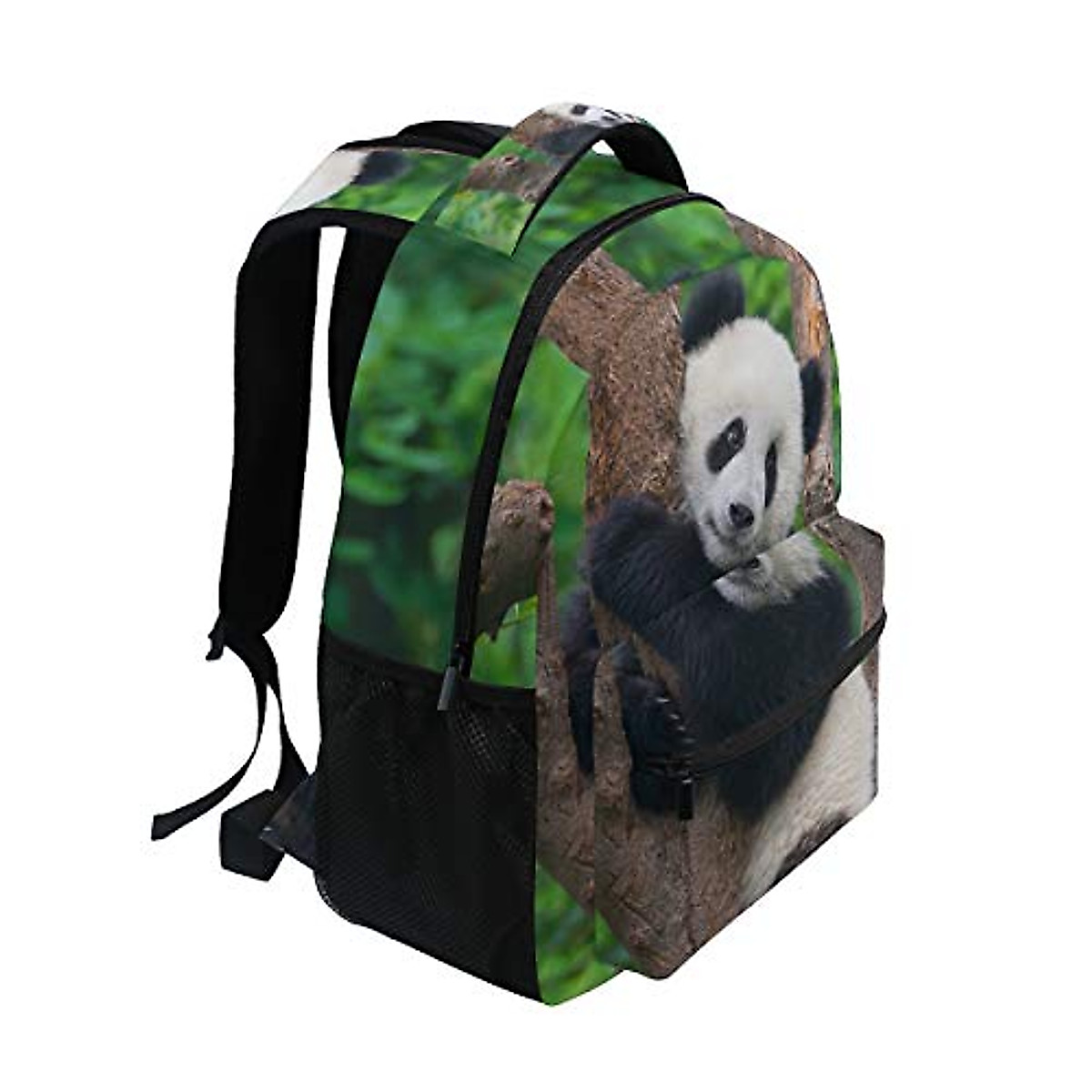 ALAZA Cute Panda On The Tree Stylish Large Backpack Personalized Laptop iPad Tablet Travel School Bag with Multiple Pockets for Men Women College