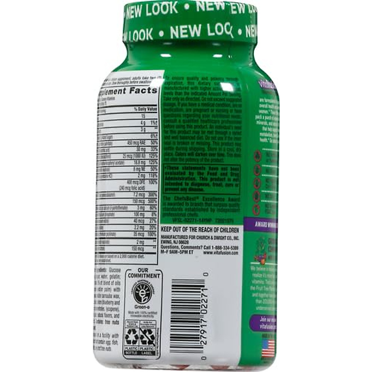 Vitafusion Womens Multivitamin Gummies, Berry Flavored Daily Vitamins for Women With Vitamins A, C, D, E, B-6 and B-12, America’s Number 1 Gummy Vitamin Brand, 75 Days Supply, 150 Count