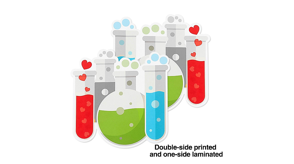 Science Lab Decor: 45 Vibrant Science Cutouts for Classroom & Parties