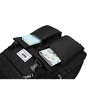 Allviper Fashion School Schoolbag Roomy Laptop Backpack for Girl and Boy Travel Daypack Black