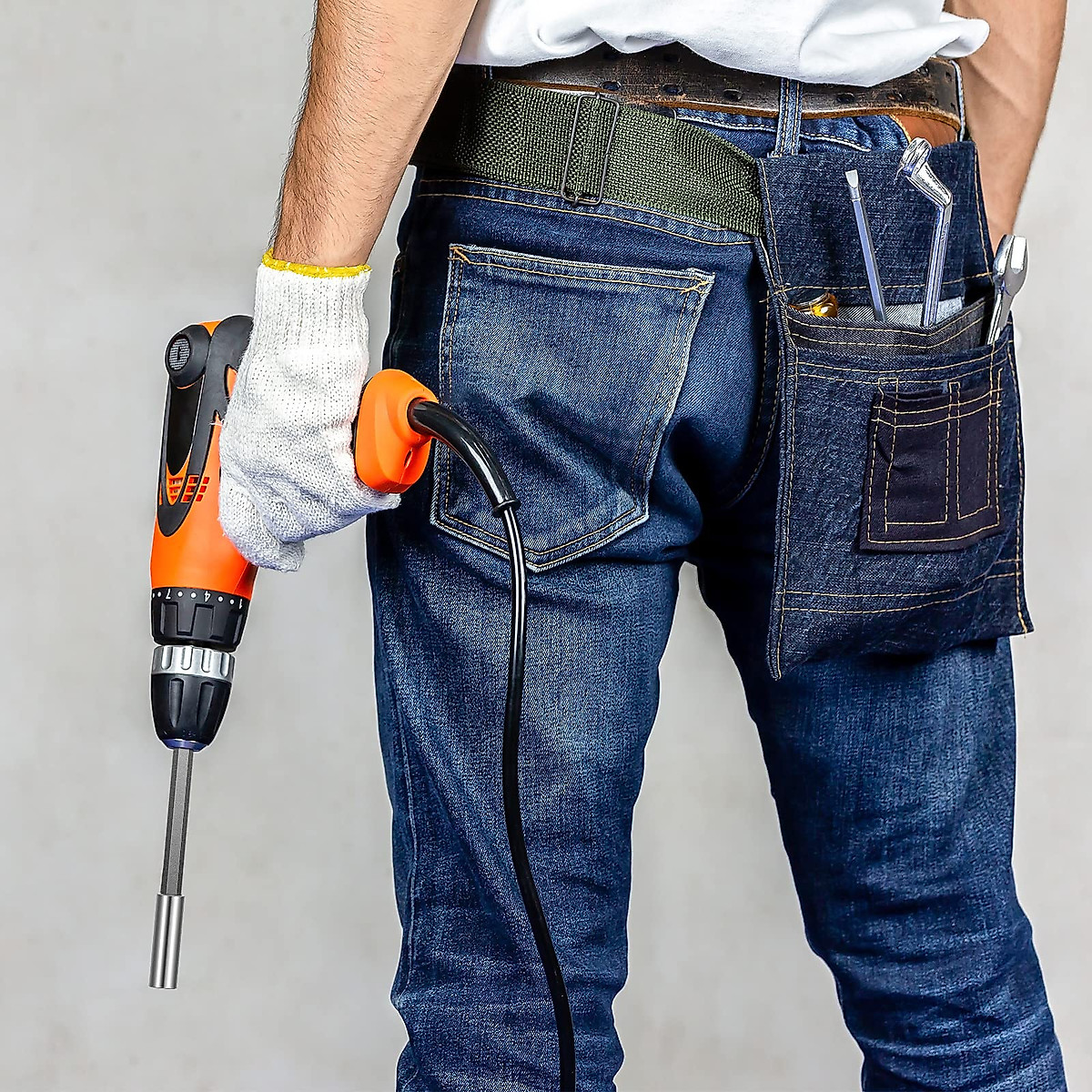 Tatuo 9 Pieces Magnetic Drill Bit Holder Drill Bit Extension 2.4, 4, 6 Inch Magnetic Screwdriver Bit Holder Impact Driver Bit Set Socket Adapters for Automotive Maintenance DIY Repair Work, 3 Sizes