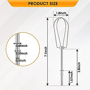 Aoheke Hand Mixer Beaters That Works with KitchenAid KHM5APWH7