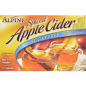 Alpine Spiced Apple Cider Sugar Free- 10 Count (Pack of 1)