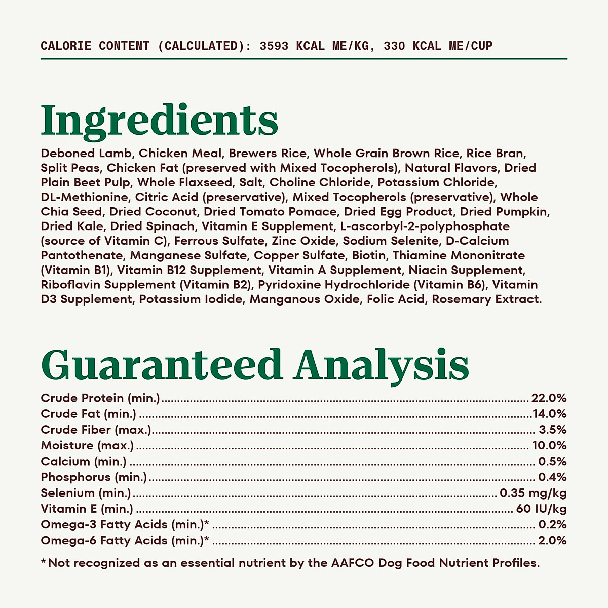 Nutro Natural Choice Small Bites Adult Dry Dog Food, Lamb and Brown Rice Recipe, 30 lbs.