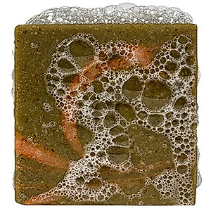 Dr. Squatch Spartan Scrub, 5 Ounce (Pack of 1), Green and Orange Swirl