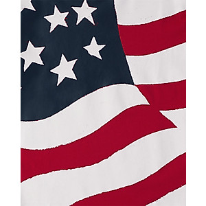 The Children's Place Boys' Short Sleeve Graphic T-Shirt Seasonal, American Flag, Medium