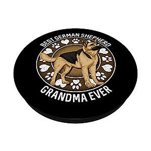 Best German Shepherd Grandma Ever PopSockets Grip and Stand for Phones and Tablets