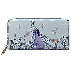 Loungefly Disney Eeyore Faux Leather Wallet Zip Around Clutch