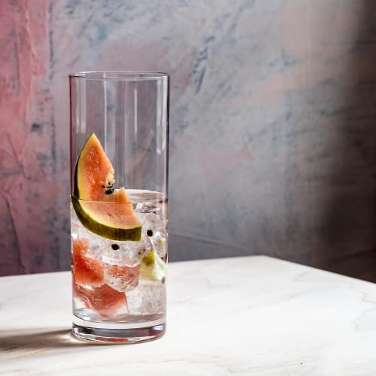 KROSNO Tall Water Juice Drinking Glasses | Set of 6 | 16.9 oz | Balance Collection | Highball & Tumbler Crystal Glass | Perfect for Home Restaurants and Parties | Dishwasher Safe | Gift Idea | Made in Europe