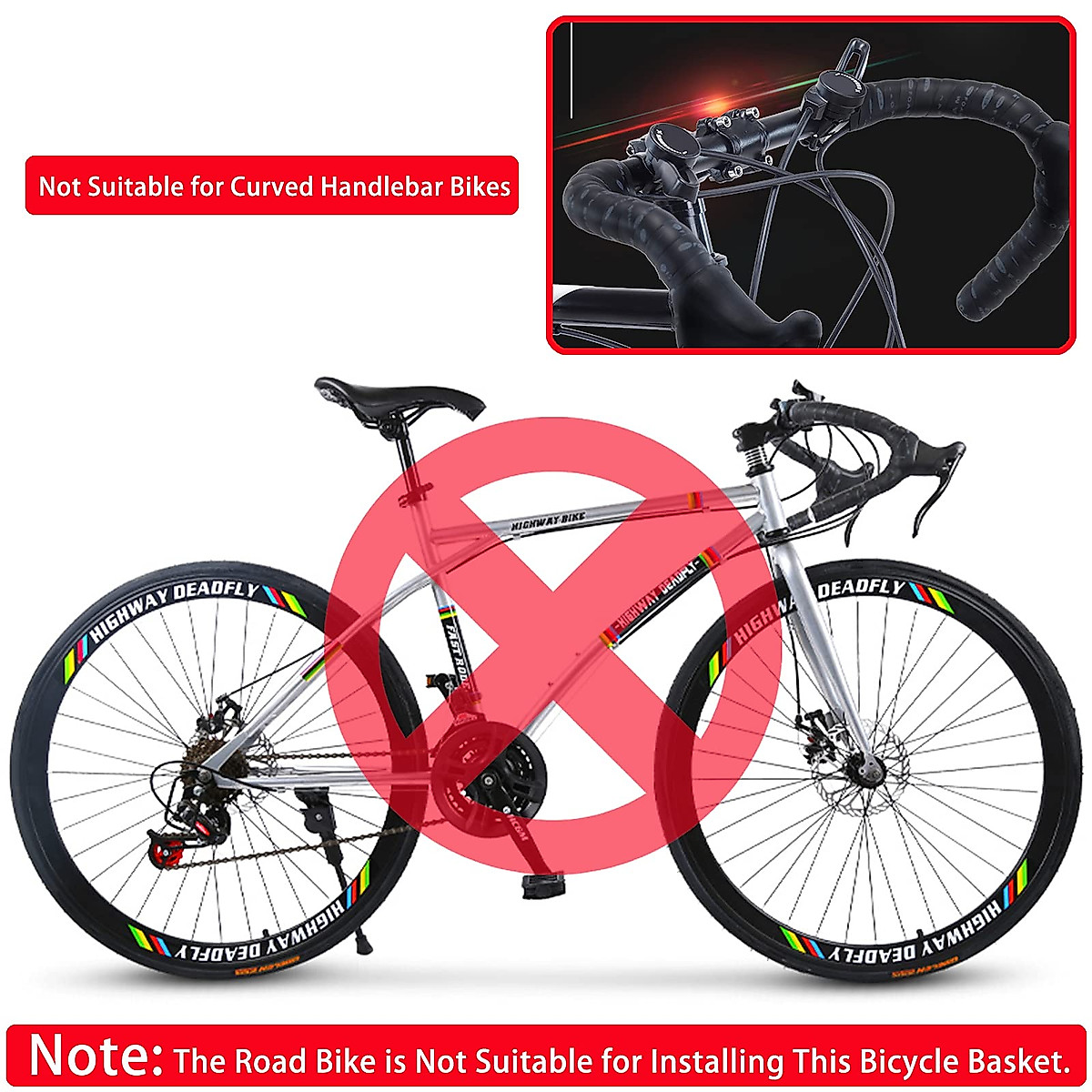 Folding Bike Basket,Cargo Basket for Bike,Removable Front Bag Rear Rack Hanging Bicycle Basket,Collapsible Bike Baskets for Women's and Men's,Mountain Bike Accessories Bike Frame Basket 1 Pack