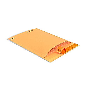 Staples 507778 Kraft Bubble Padded Self Seal Mailer 8-1/2-Inch X 11-Inch #2 100/Ct (28984)