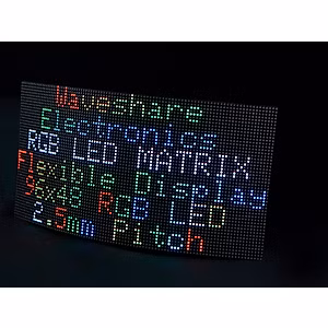 Flexible RGBFull Color LED Matrix Panel 96x48 Pixels, 2.5mm Pitch, 4608 Individual RGB LEDs, Adjustable Brightness and Bendable PCB,Compatible with Raspberry Pi / Raspberry Pi Pico / ESP32 / Ardu