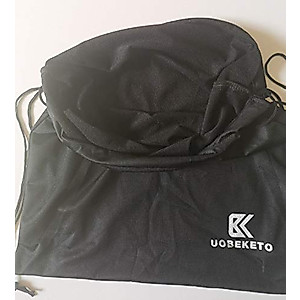 UOBEKETO Welding Helmet Mask Hood Storage Carrying Bag Drawstring Backpack with Drawstring Locking for Welding Motorcycle Bicycle Ski Equestrian Helmet (45x40cm)