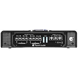 Planet Audio AC2400.4 Anarchy Series Car Audio Amplifier - 2400 High Output, 4 Channel, Class A/B, High/Low Level Inputs, High/Low Pass Crossover, Bridgeable, Full Range, For Stereo and Subwoofer