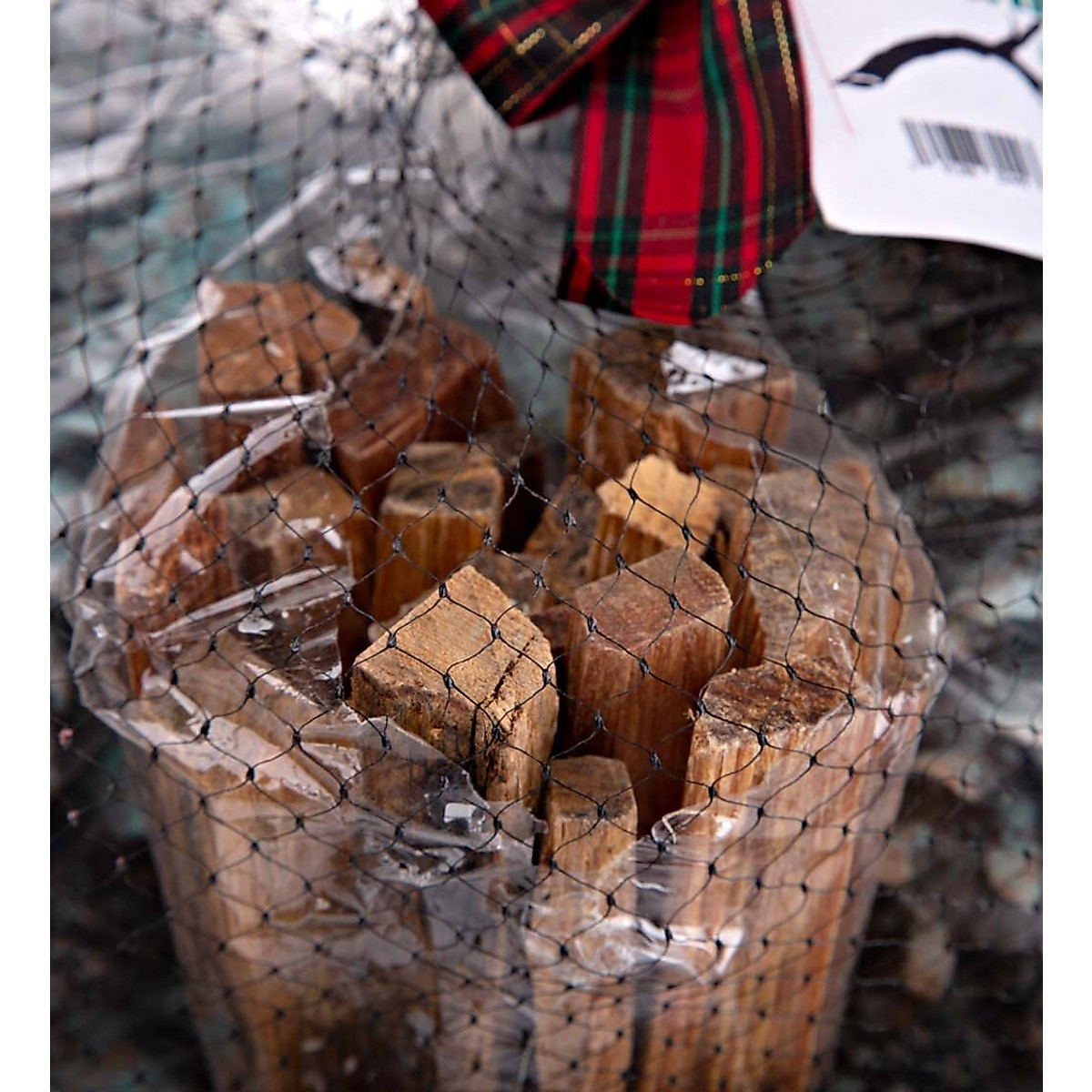 Plow & Hearth Fire Starter Basket with Fatwood, Color Cones and Wax Cones