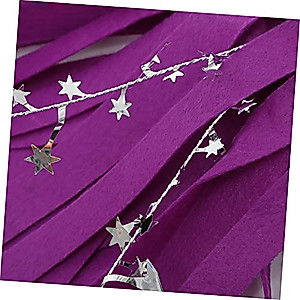 TENDYCOCO 6 Pcs Witch Broom Halloween Wizard Toy Broom Toy Makeup Decor Halloween Cosplay Prop Witches Prop Wizard Broom Role Play Toys for Kids Clothing Plastic Child Accessories Purple