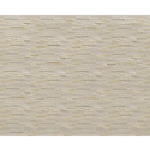 Stoneflex Peel and Stick Self Adhesive 3D Stone Tiles - Stick on Kitchen Backsplash Living Room Office Bathroom Wall Tan White (10 Pack)…