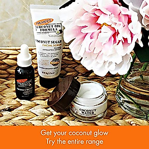 Palmer's Coconut Oil Formula Coconut Sugar Facial Scrub Exfoliator, Face Scrub to Gently Exfoliate Away Dirt and Dead Skin Cells with Chamomile to Soften & Calm, 3.17 Ounces (Pack of 1)