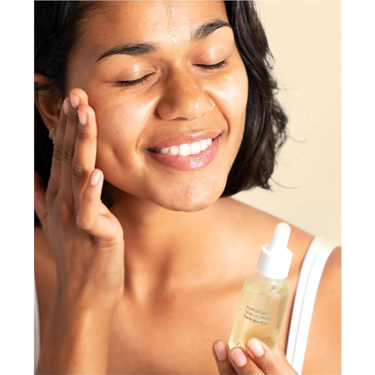 Ere Perez - Natural Australian Blue Cypress Face Nectar | Light, Hydrating, Revitalizing, Calming | Camellia, Frankencense | Vegan, Cruelty-Free, Clean Beauty, Sensitive Skin Safe (1 fl oz | 30 ml)