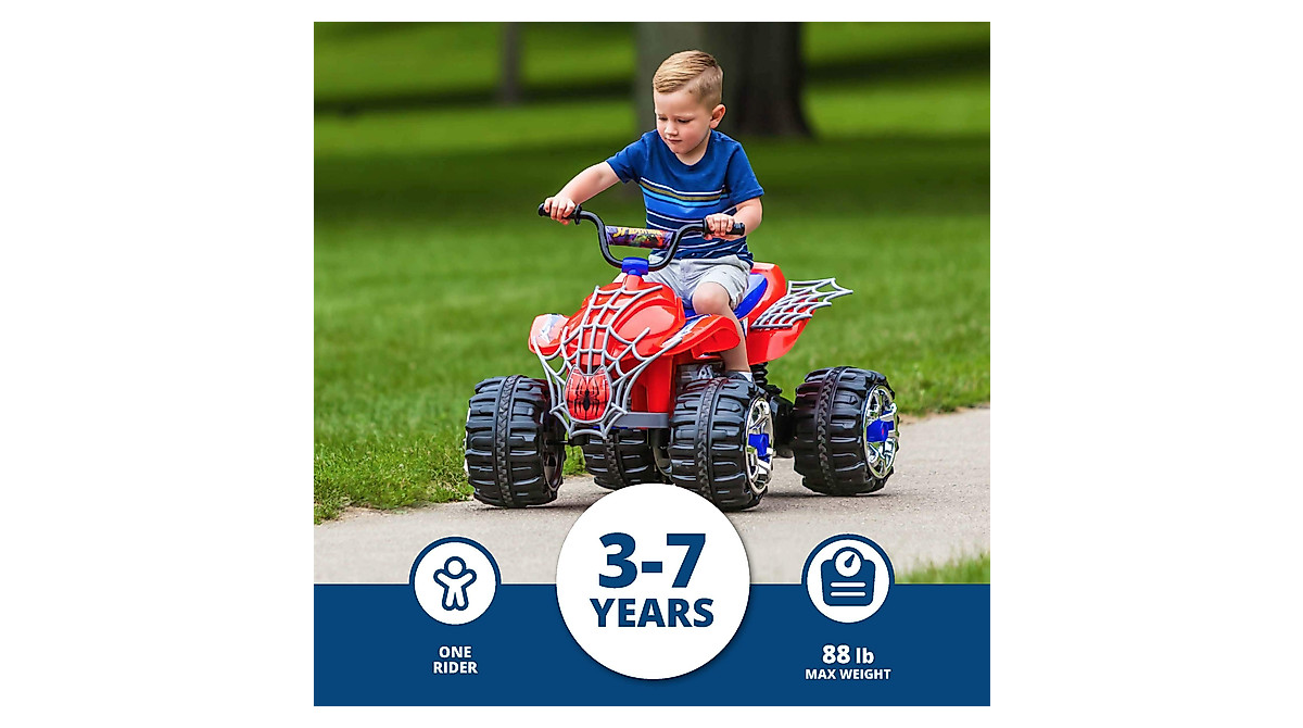 Spider-Man ATV Ride-On for Kids | Kid Trax
