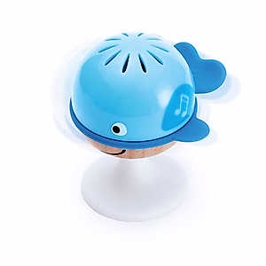 Hape Put-Stay Rattle Set | Three Sea Animal Suction Rattle Toys, Baby Educational Toy Set