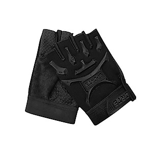 Kids Half Finger Cycling Gloves Non-Slip Fingerless Adjustable Mitten Shock-Absorbing Gloves for Boys Girls Fishing Biking Exercise Training Roller Skating Parkour Outdoor Sports