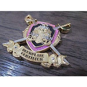Oneworldtreasures USN Goat Locker Approved Deckplate Certified Female Navy Chief CPO Pink Challenge Coin