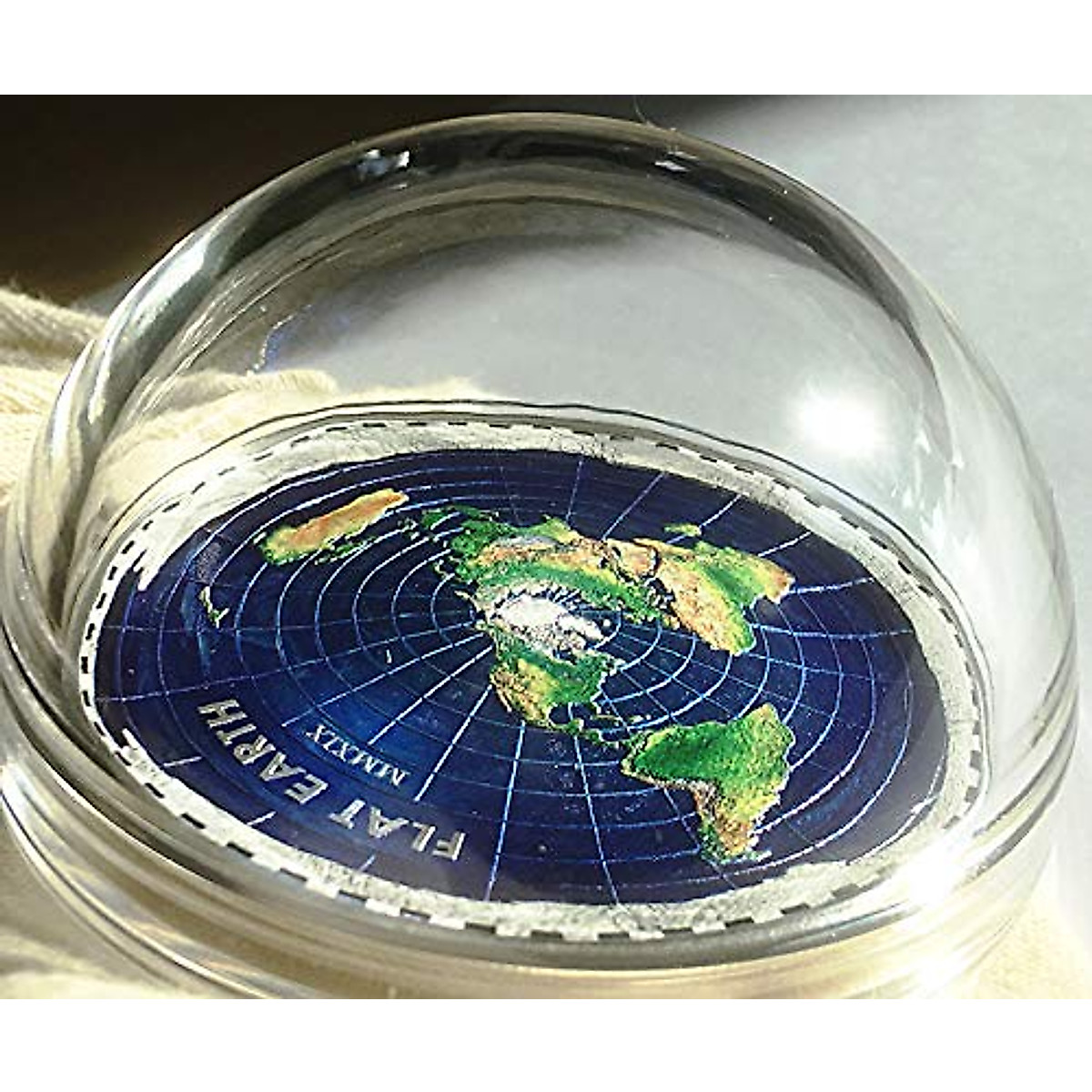2019 DE Great Conspiracies PowerCoin Flat Earth 2 Oz Silver Coin 10$ Palau 2019 Proof