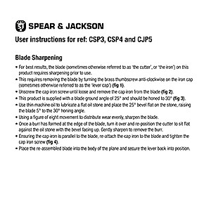 Spear & Jackson CSP4 No. 4 Smoothing Plane