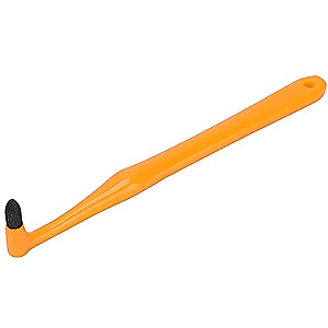 Tooth Stain Remover, Portable Washable Tartar Eraser Ergonomics Reusable Remove Tartar for Tooth Cleaning(orange)