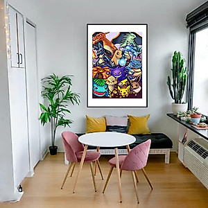 HUANNY Diamond Painting Kits, DIY Diamond Art, 5D Full Drill Cross Stitch Canvas Art