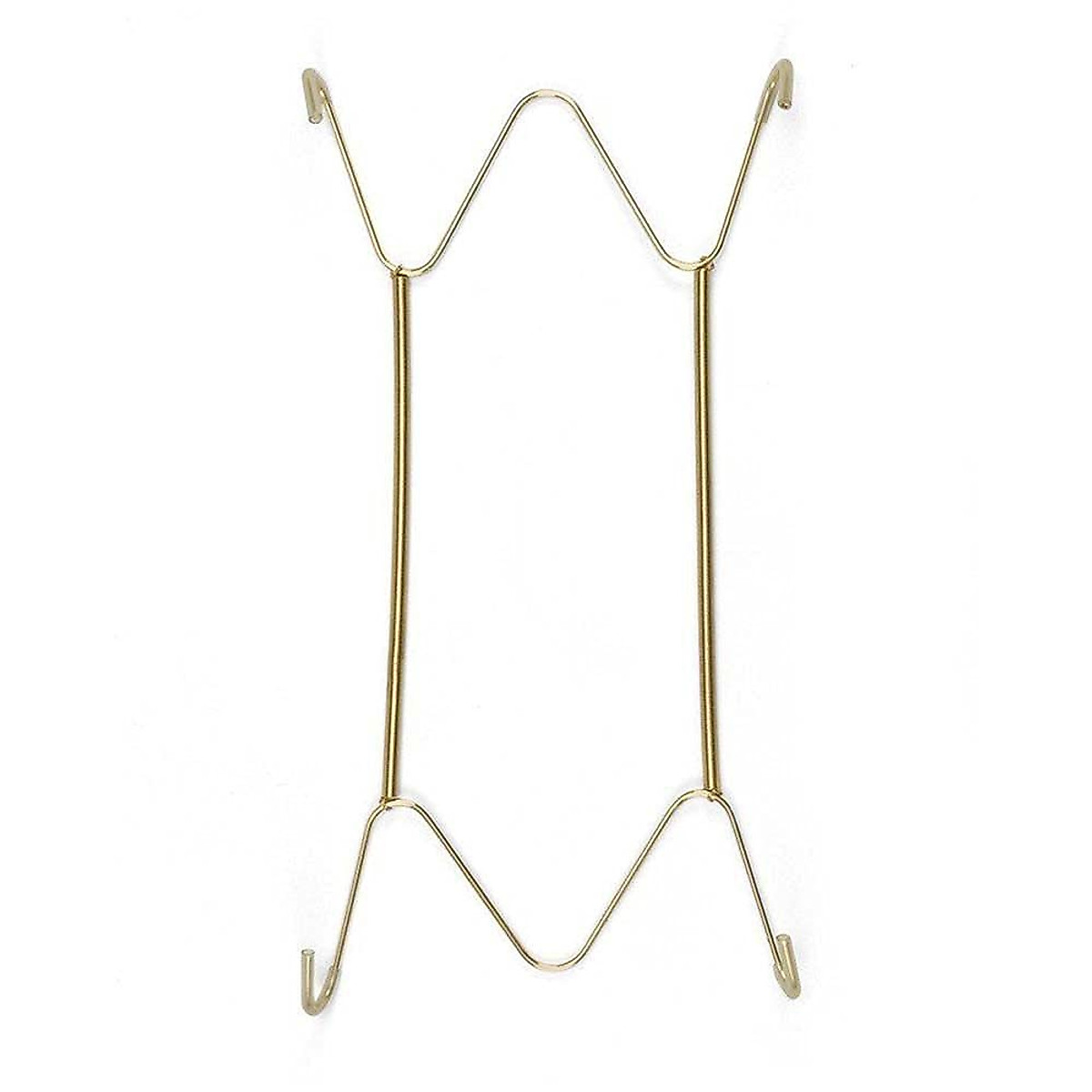 Wall Display Plates Hanger,Metal Dismountable Fixed Dish Golden Art Plate Dish Hanger Decoration Crafts Dish Spring Holder Securing Clip(8 inch)